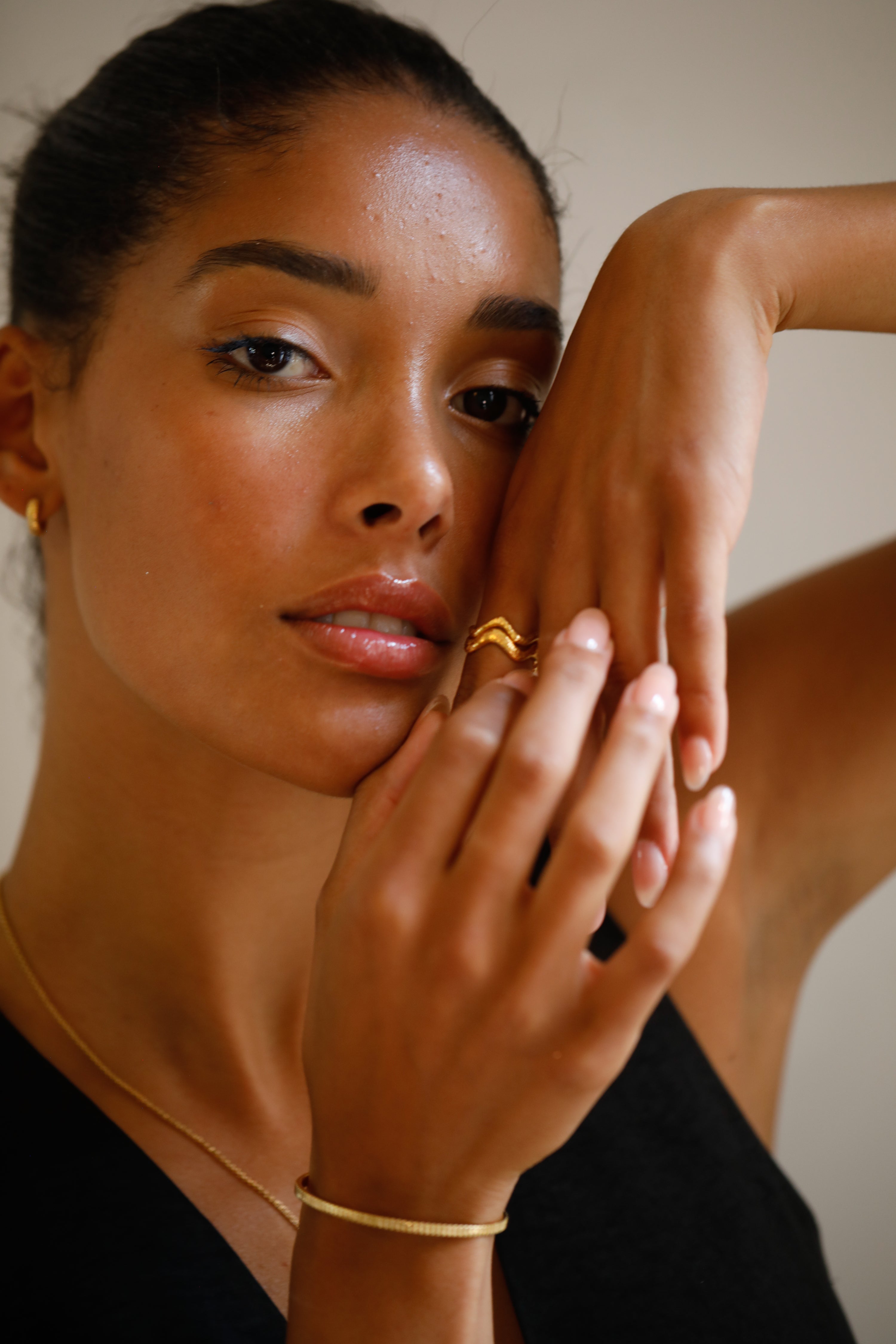 Wave Thin Stacking Ring – By Glaze